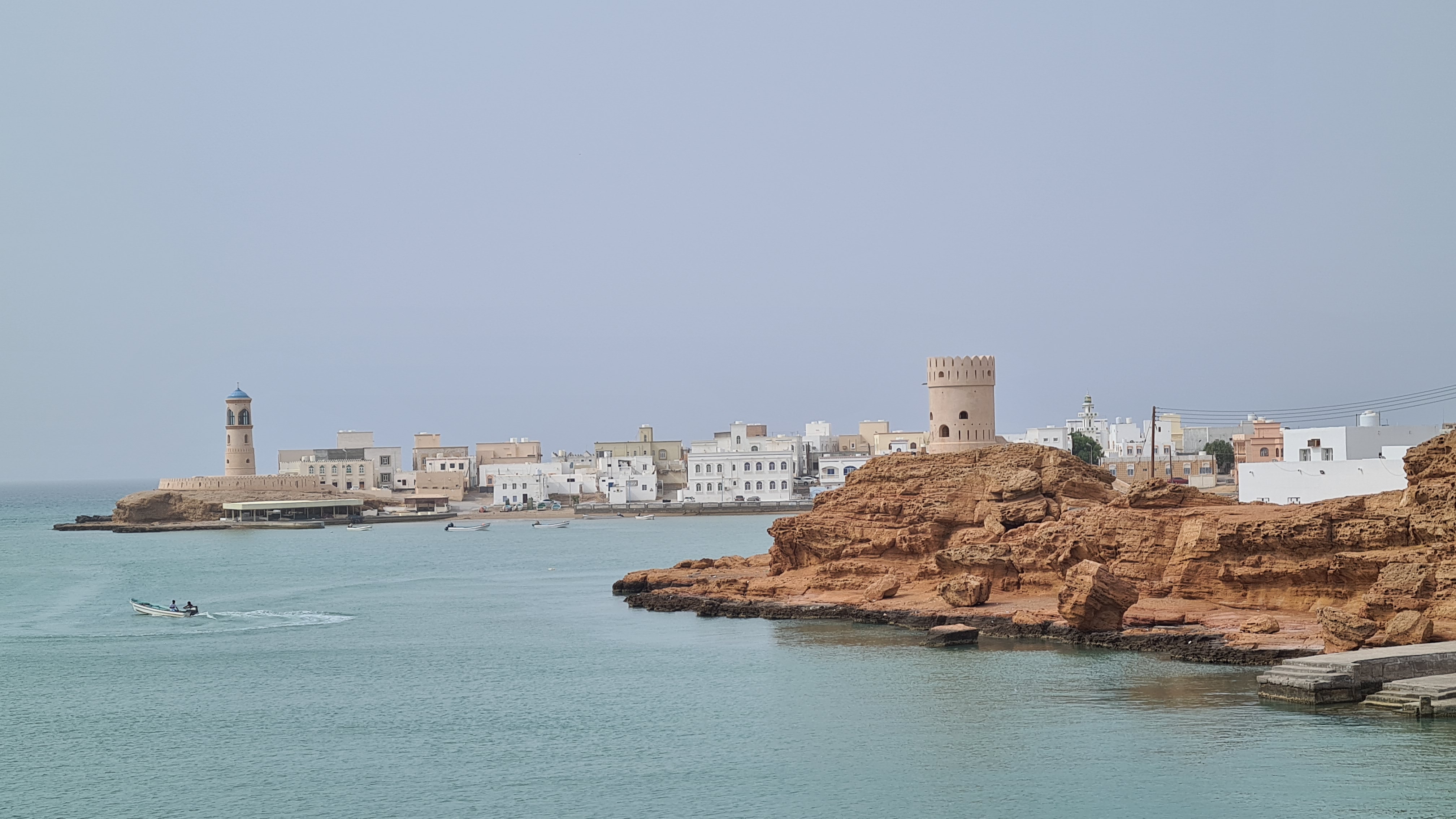 Sur in Oman, overview of a ship building town